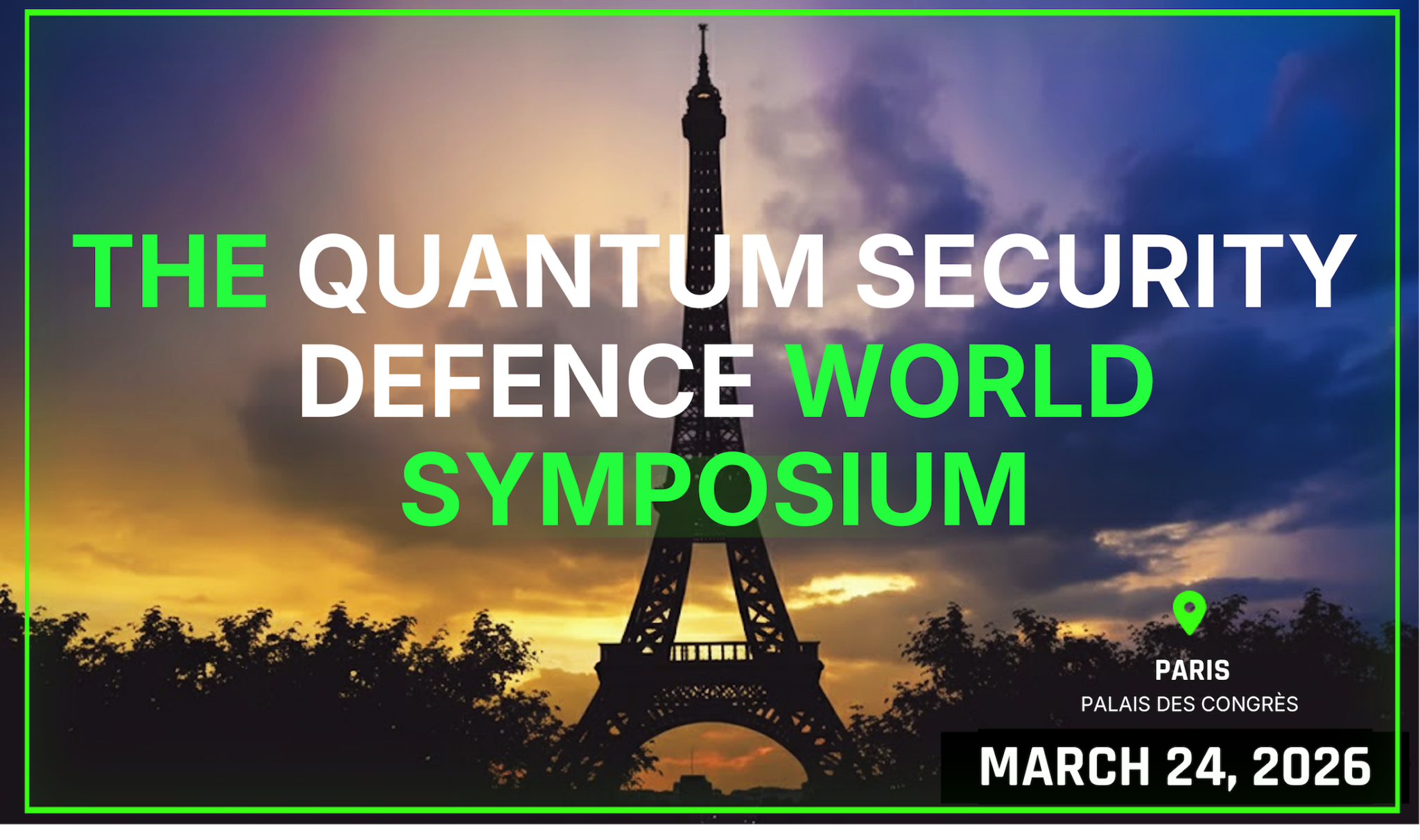 QSECDEF Announces Inaugural Quantum Security Defense World Symposium in ...