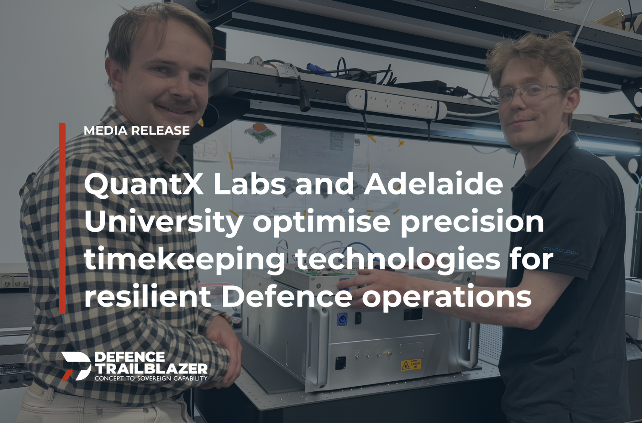 QuantX Labs and University of Adelaide Complete Optical Clock Research ...